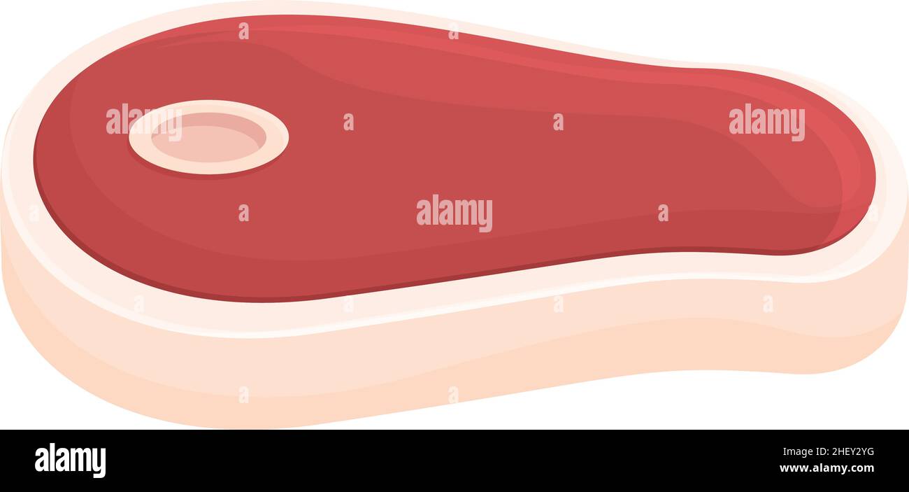 Raw steak icon cartoon vector. Brazier roaster. Bbq cook Stock Vector ...