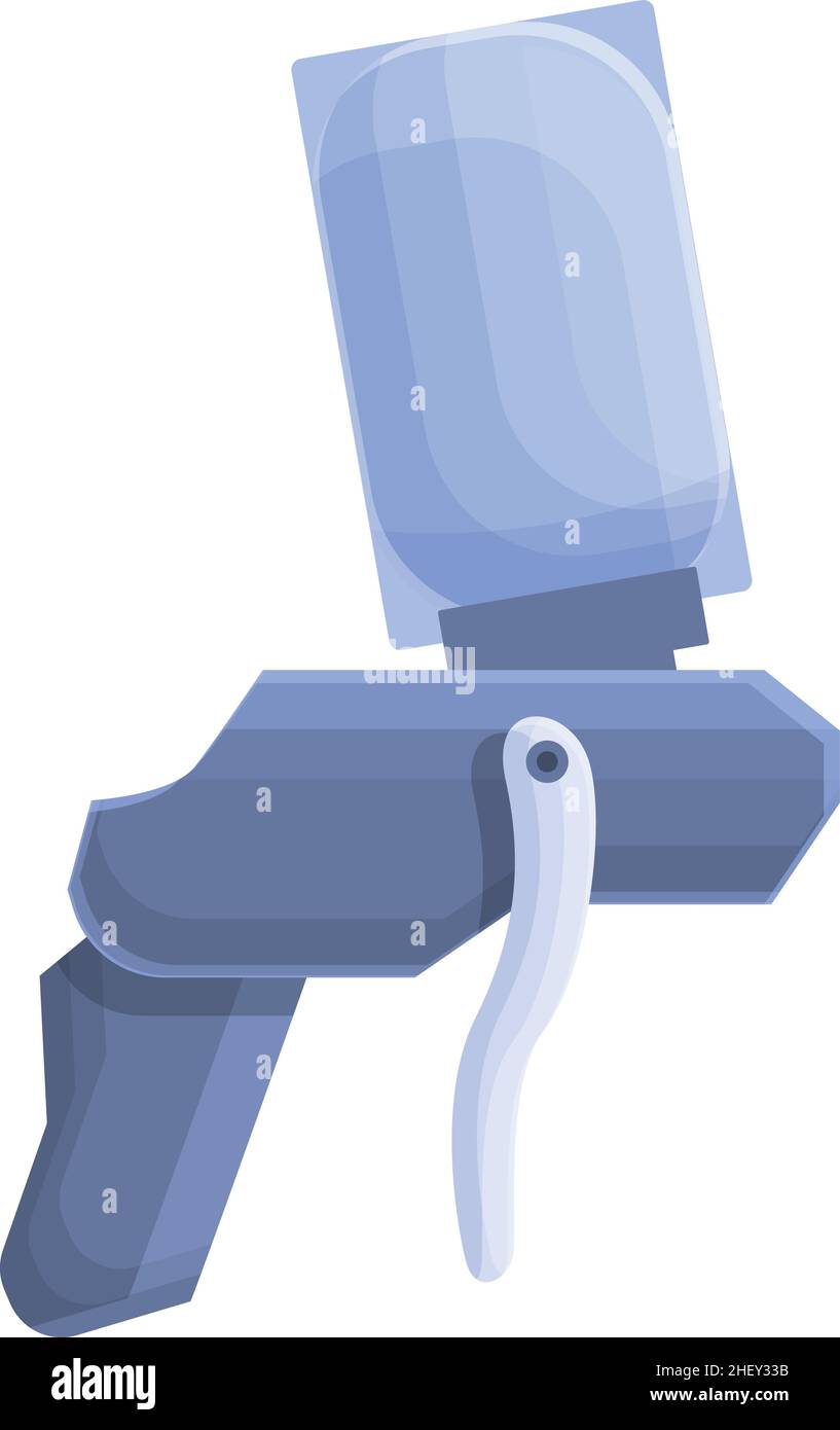 Body car painter icon cartoon vector. Paint gun. Air auto Stock Vector ...