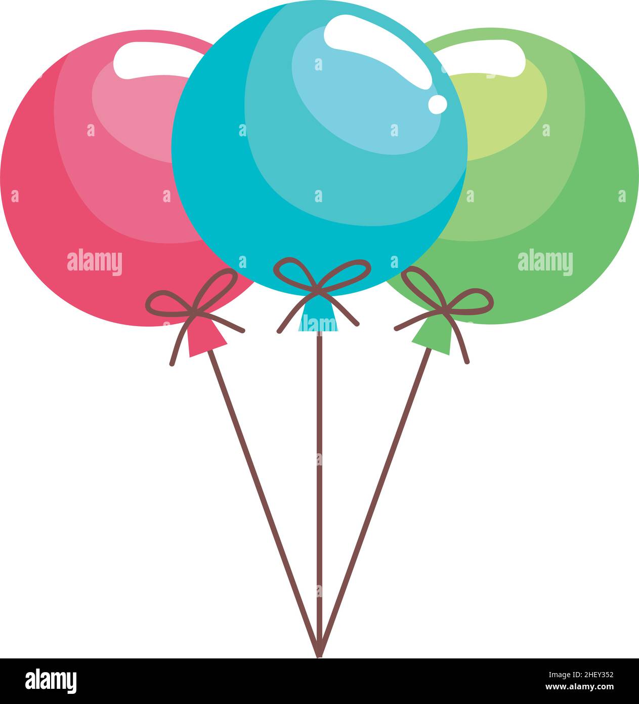 balloons helium floating Stock Vector Image & Art - Alamy