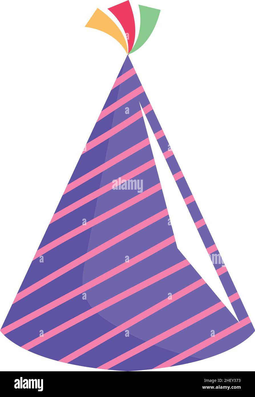 purple party hat Stock Vector Image & Art - Alamy