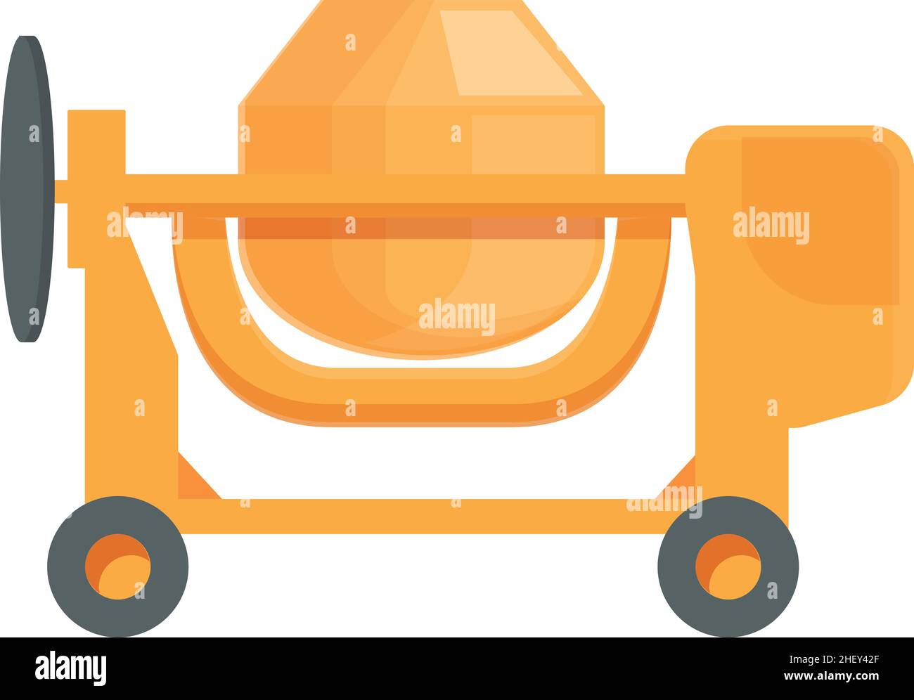 Industrial mixer icon cartoon vector. Cement truck. Construction ...