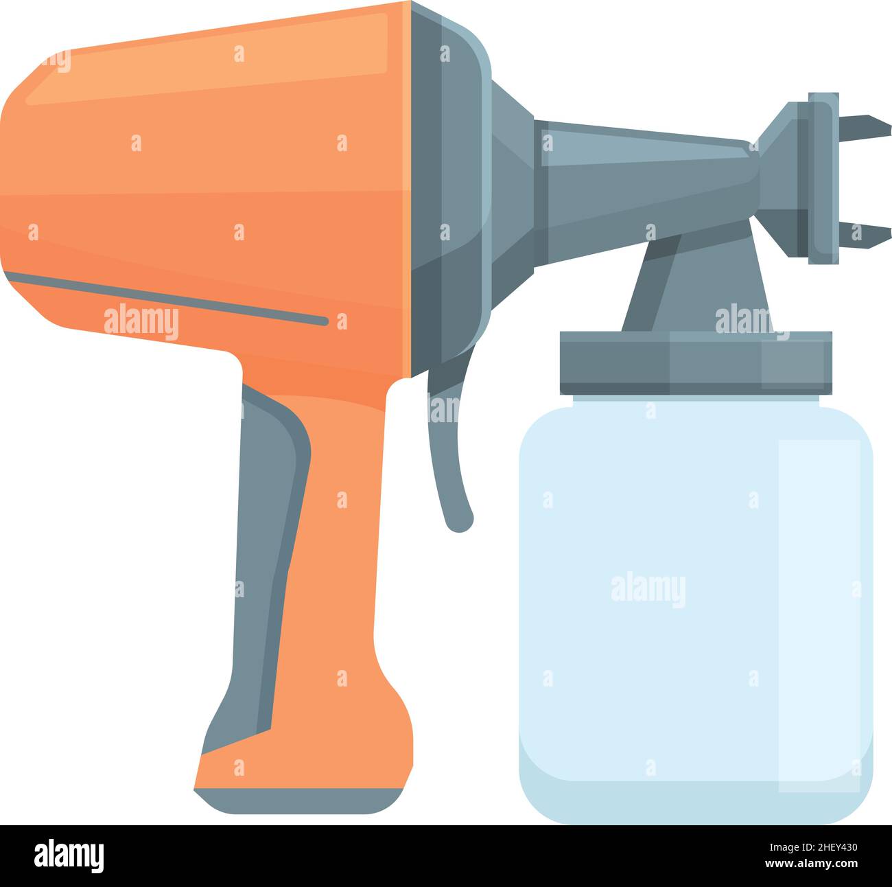 Pulverizer sprayer icon cartoon vector. Spray gun. Air painter Stock ...