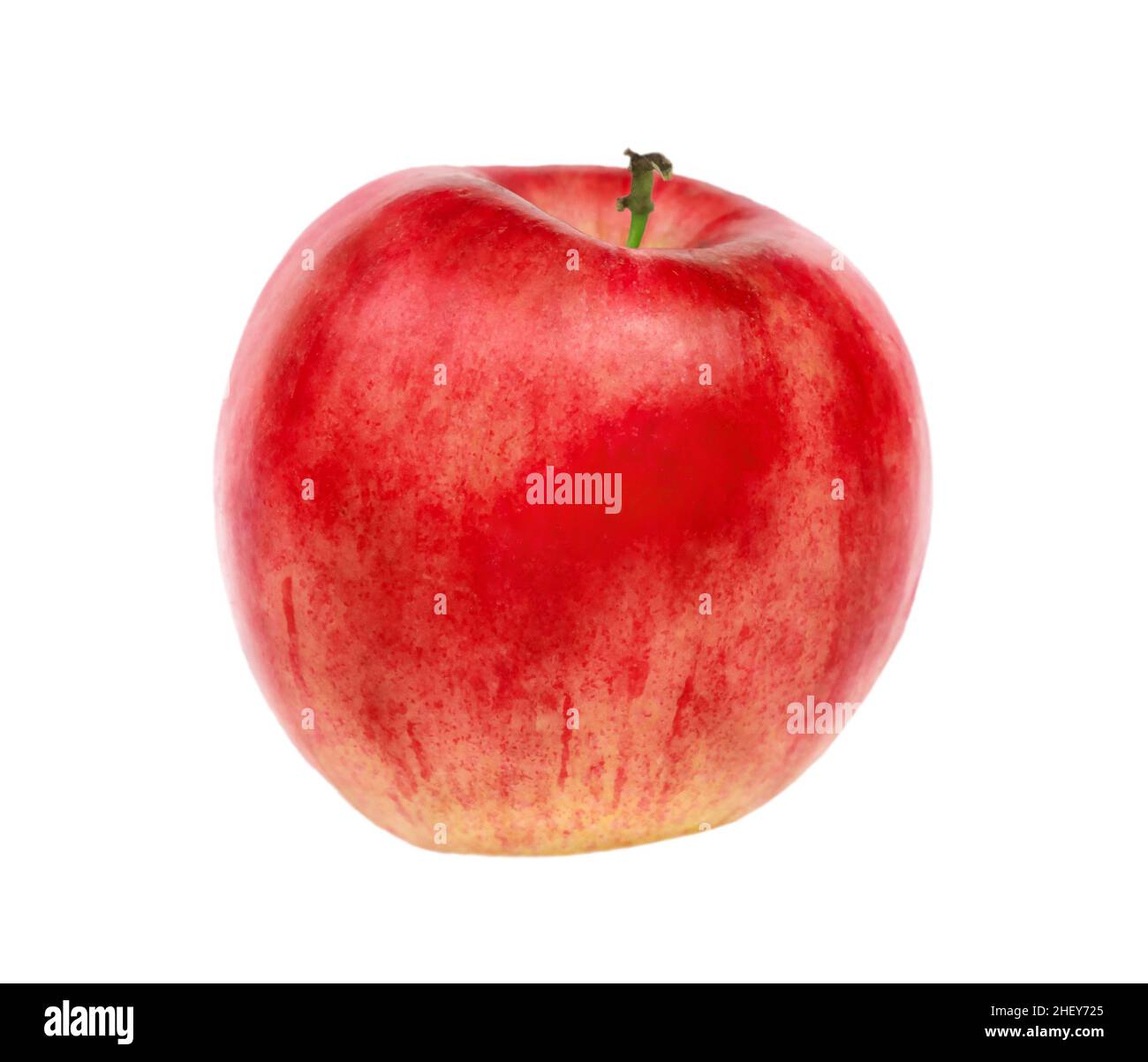 Red fresh juicy apple isolated on white background Stock Photo - Alamy