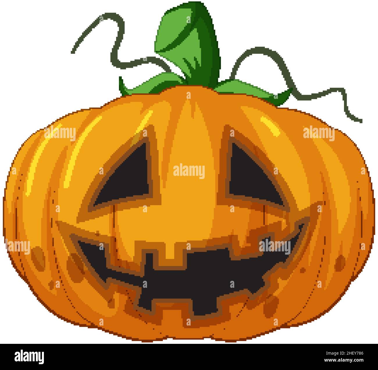 Halloween pumpkin Jack o'lantern illustration Stock Vector Image & Art ...