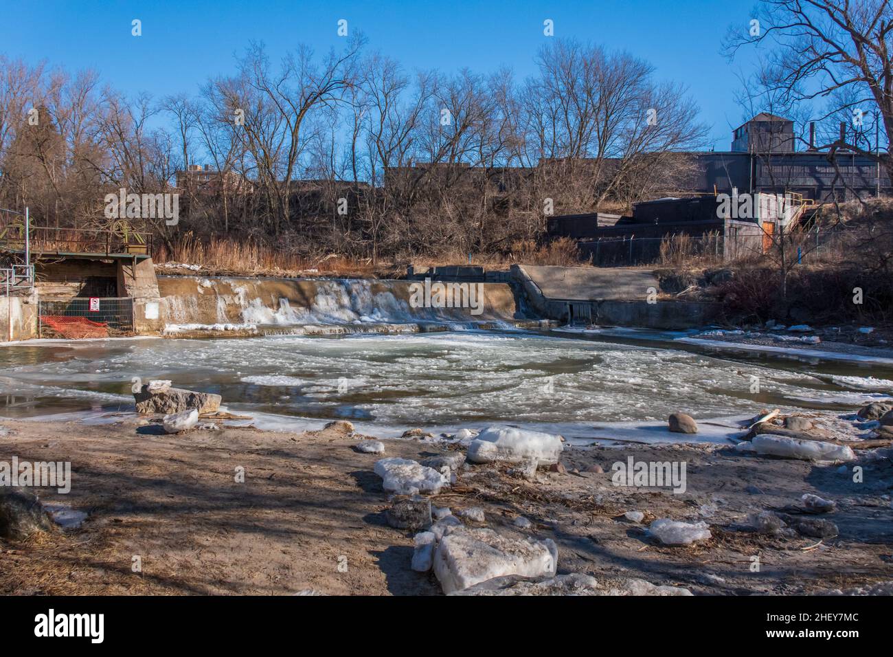 Orono Crown Land Conservation Area Ontario Canada in winter Stock Photo ...