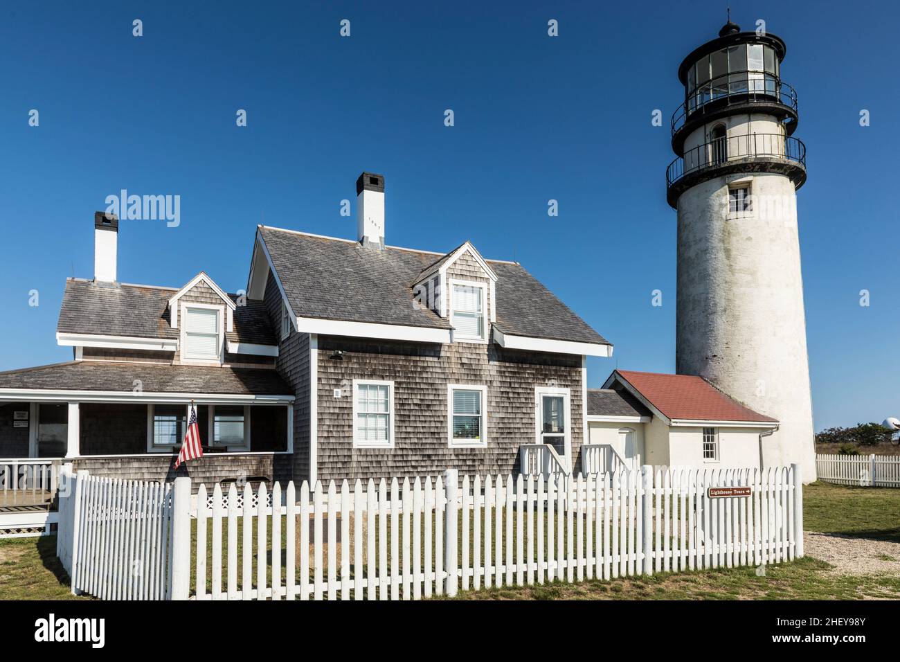 The Highland Light, also known as the Cape Cod Light and the North ...