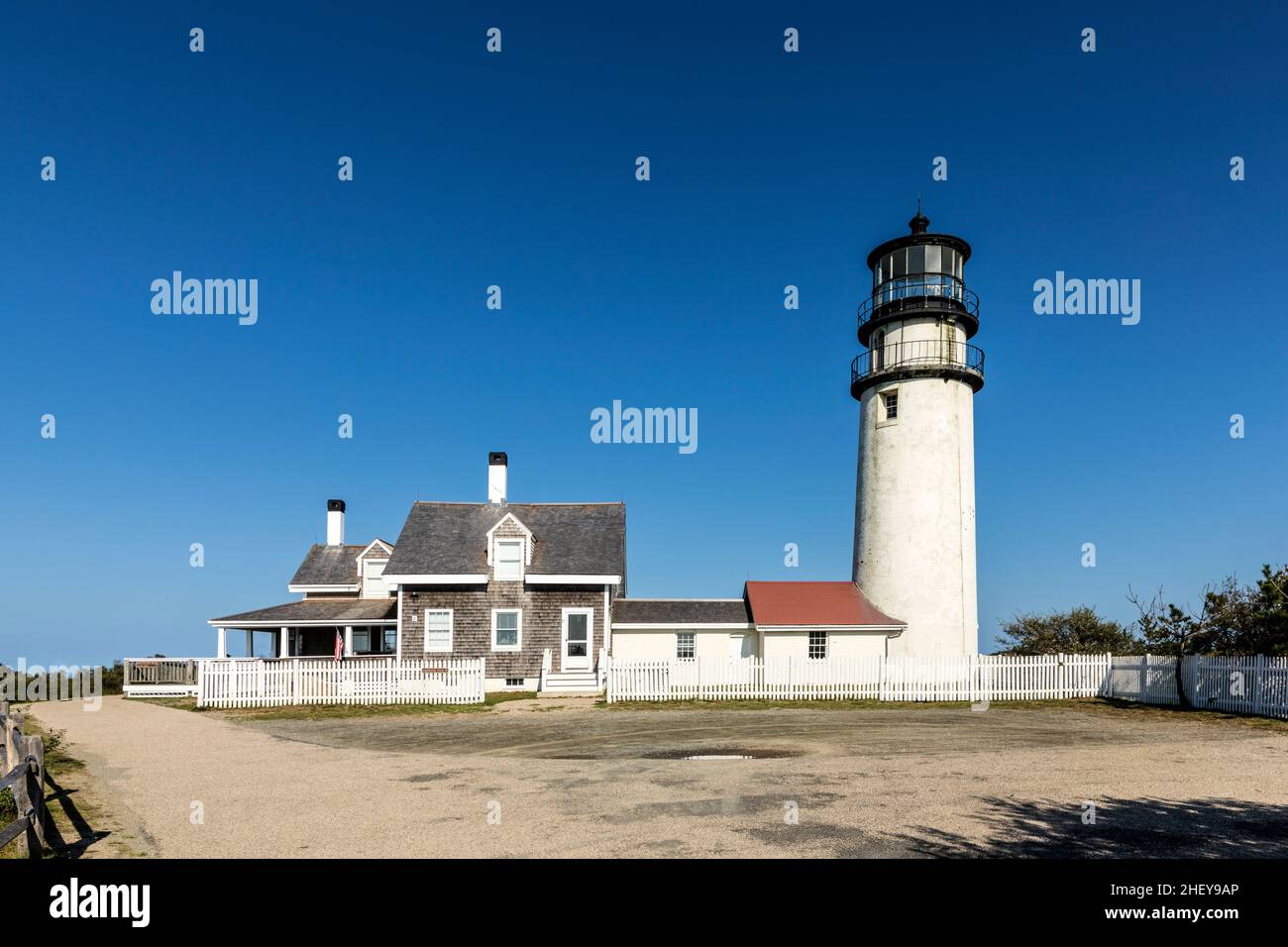 The Highland Light, also known as the Cape Cod Light and the North ...