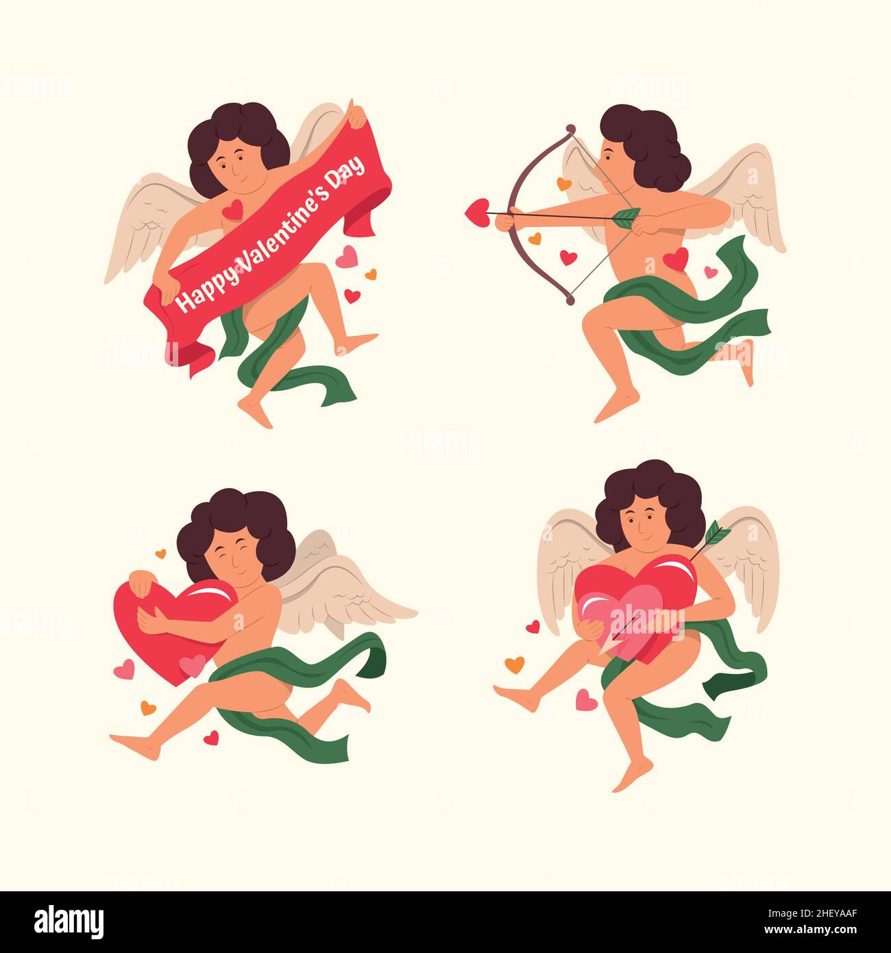 Cupid Character Collection Stock Vector Image & Art - Alamy