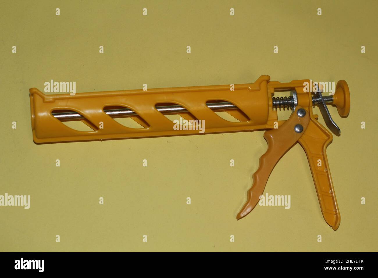 Multi-Function Glue Injection Gun Silicone Sealant Yellow Stock Photo ...