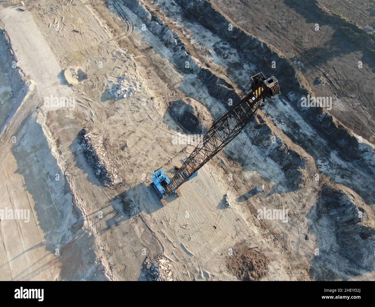 Crane picture from above Stock Photo - Alamy