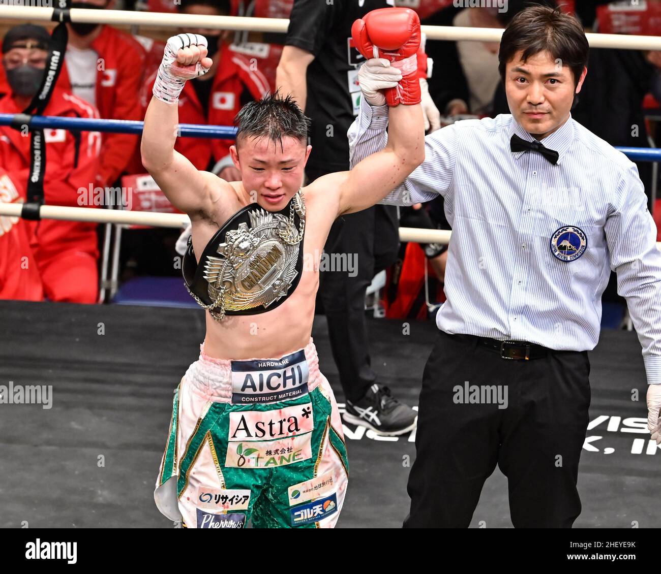 Tokyo, Japan. 11/01/2021, Kai Ishizawa won the vacant Japanese Minimum ...