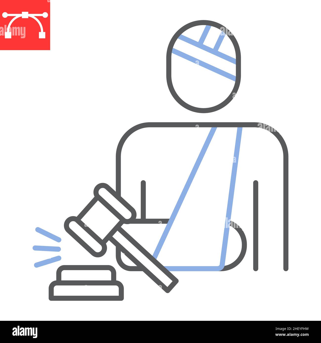 Hand injured Stock Vector Images - Alamy