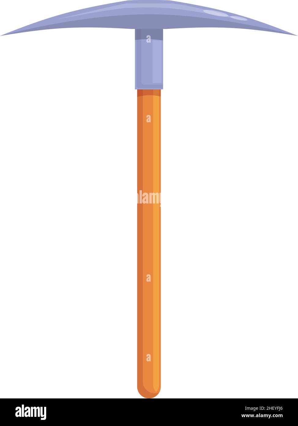 Axe pick icon cartoon vector. Man equipment. Industry construction ...