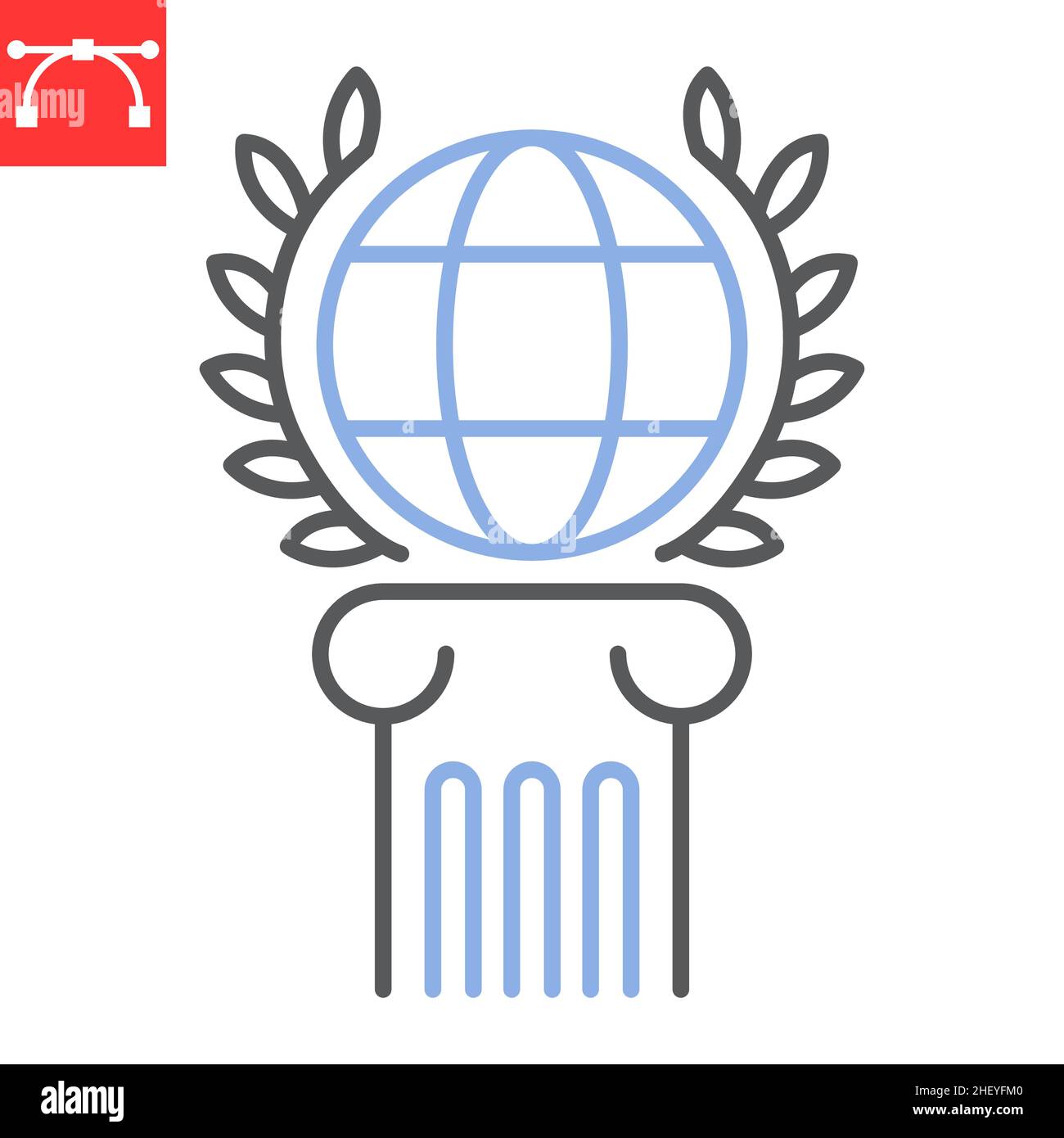 Justice sign political judge Stock Vector Images - Alamy