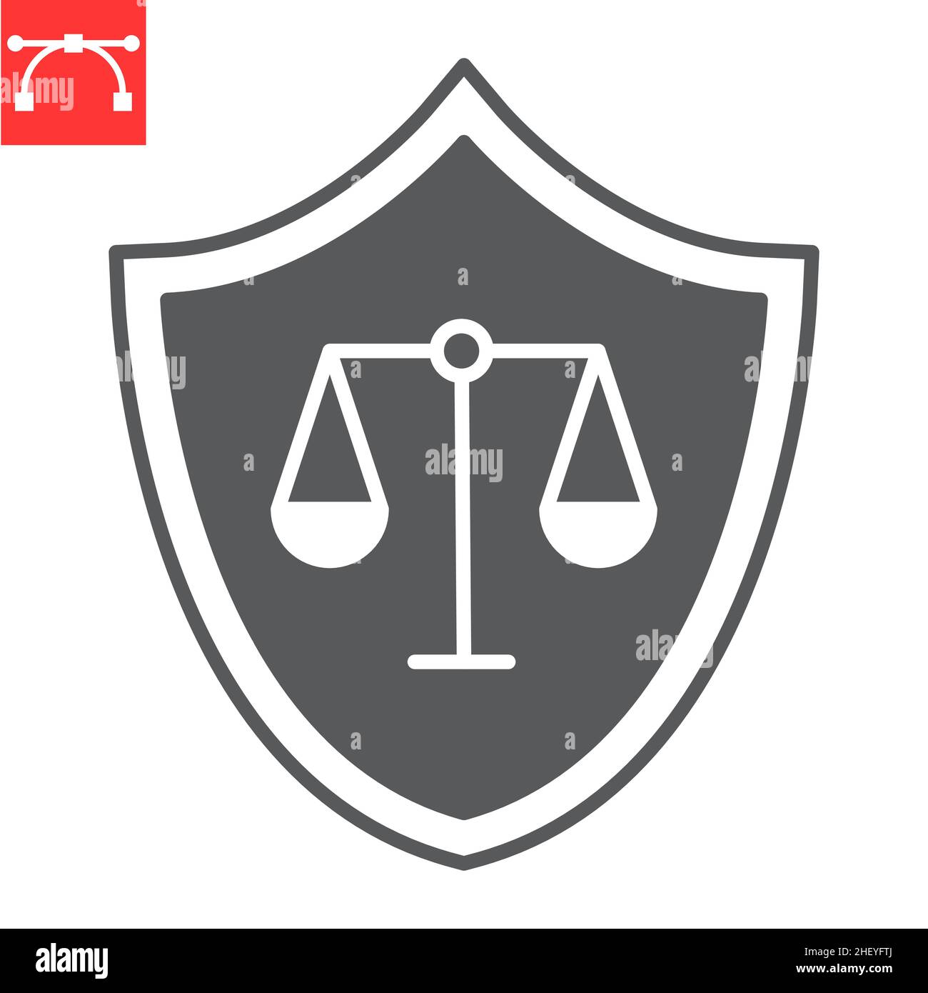 Legal Shield Vector Logo