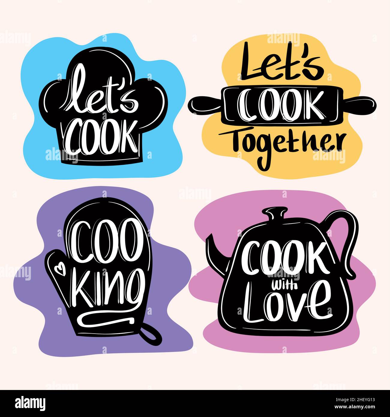 Cookery four Stock Vector Images - Alamy