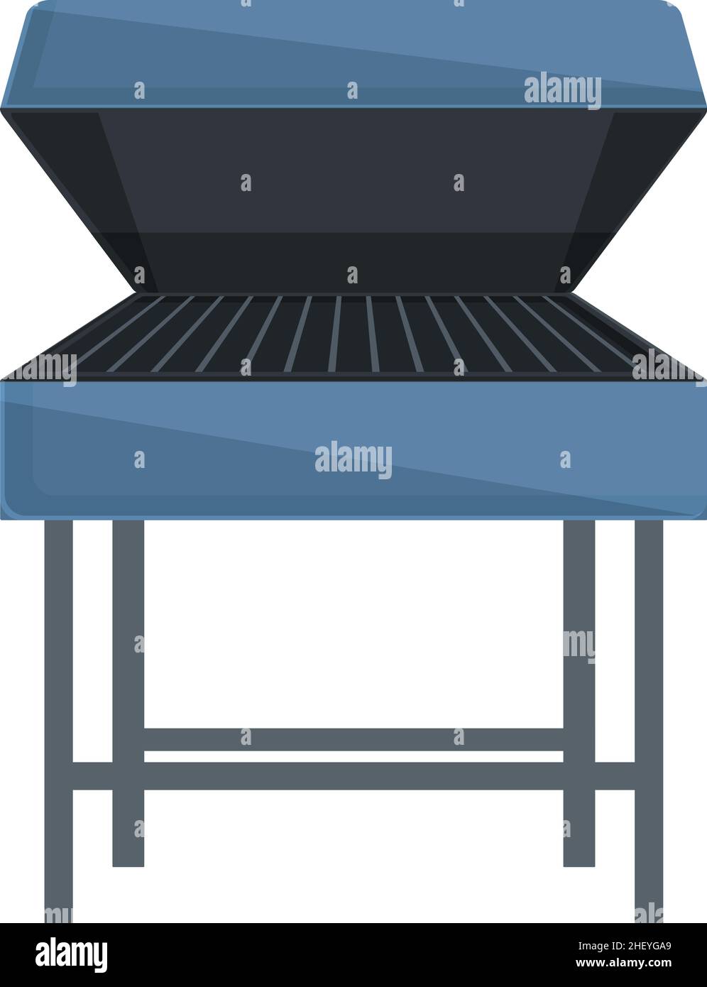 Square grill icon cartoon vector. Cook food. Kitchen beef Stock Vector ...