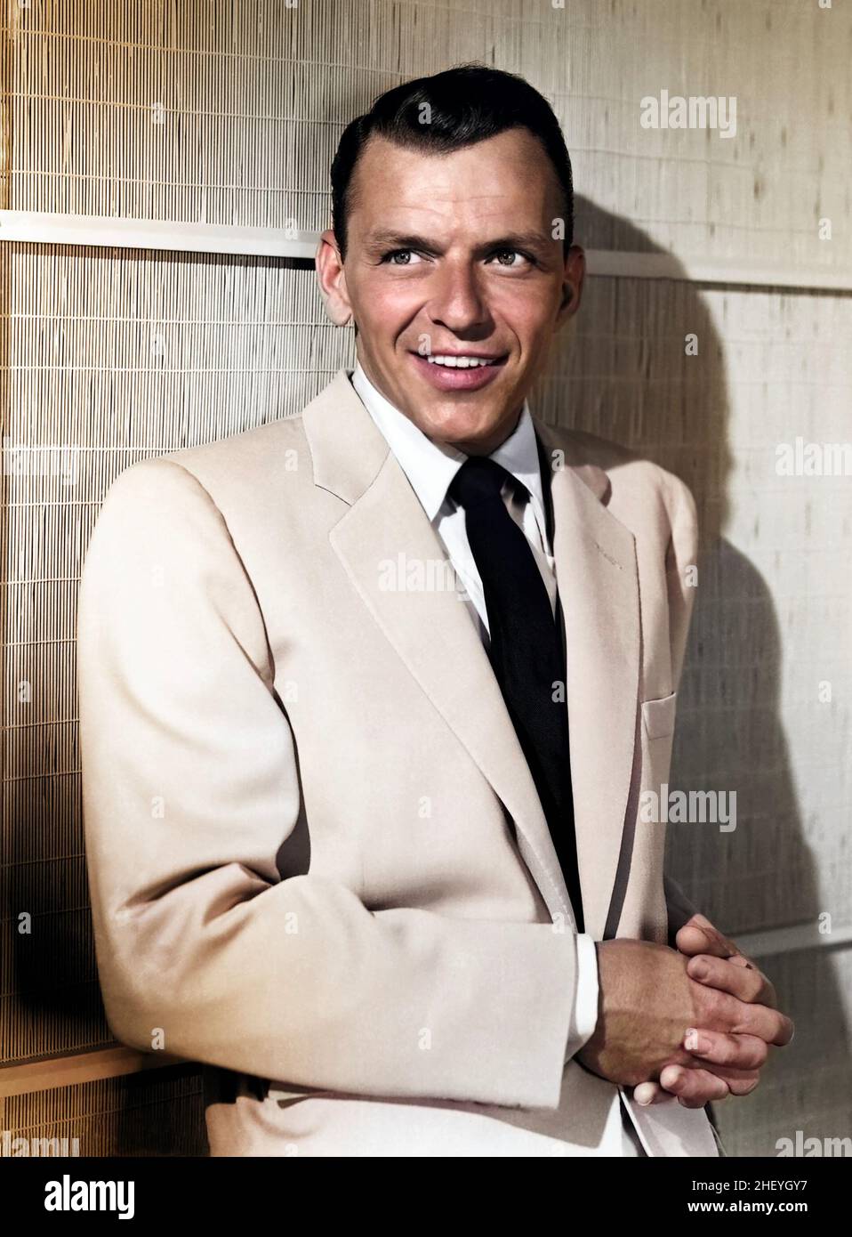 Frank Sinatra - 1953 publicity photo (NBC promo photo) colorized ...