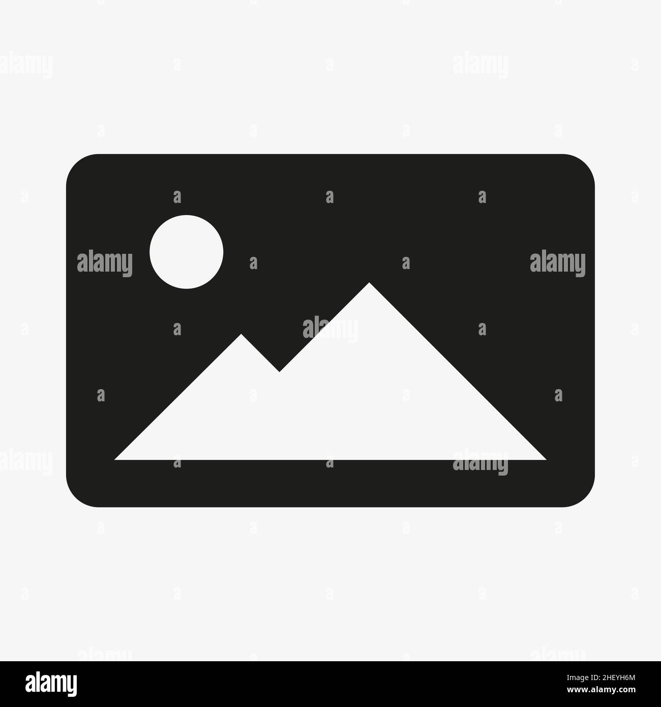 Picture icon on white background. Jpeg symbol Stock Vector Image & Art ...