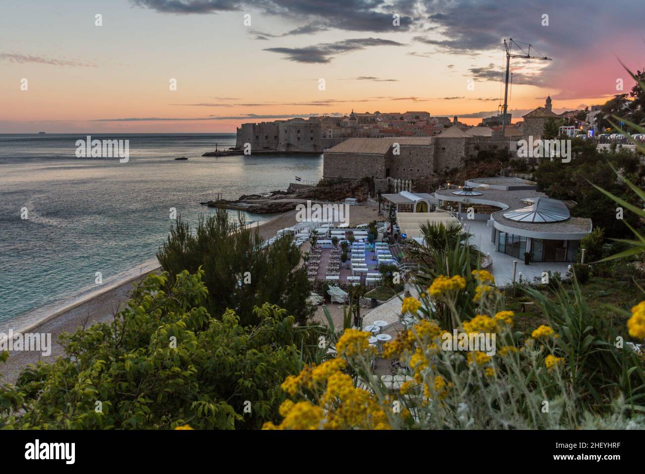 Banje beach sunset hi-res stock photography and images - Alamy