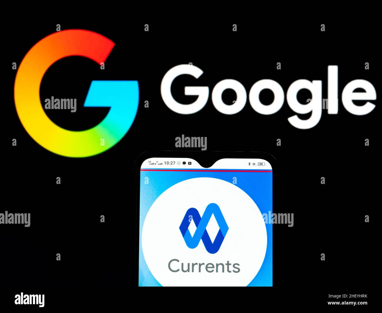 Google currents logo hi-res stock photography and images - Alamy