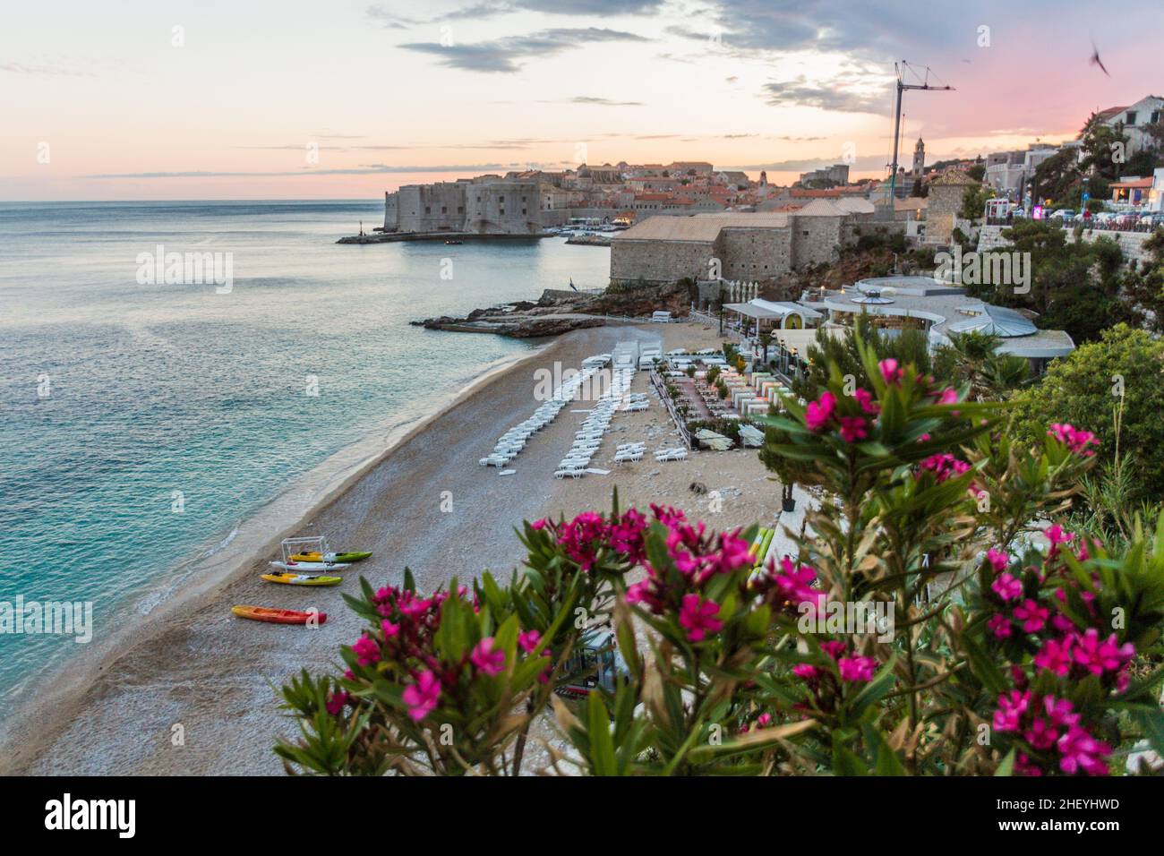 Banje beach sunset hi-res stock photography and images - Alamy