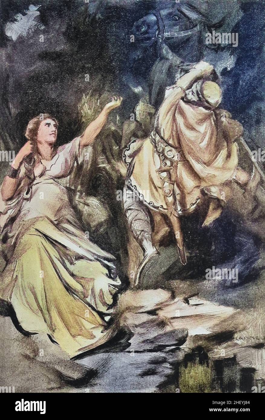 Machine colorized THE SEIGNEUR OF NANN AND THE KORRIGAN from The ...