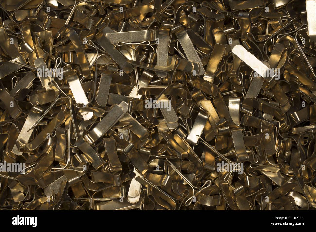 Golden paper fastener hi-res stock photography and images - Alamy
