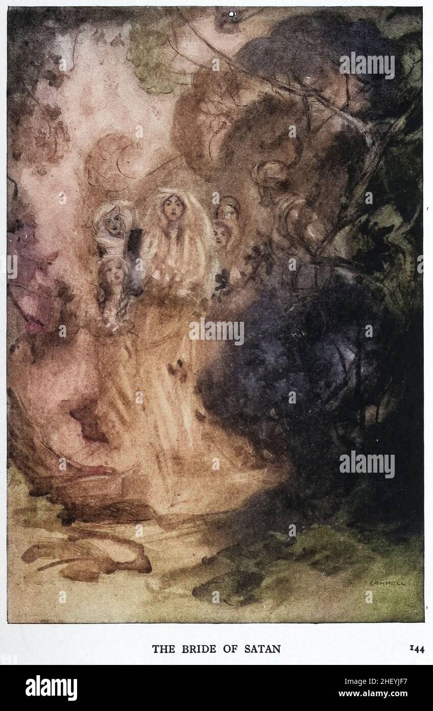 Machine colourised THE BRIDE OF SATAN from the book ' Legends and ...