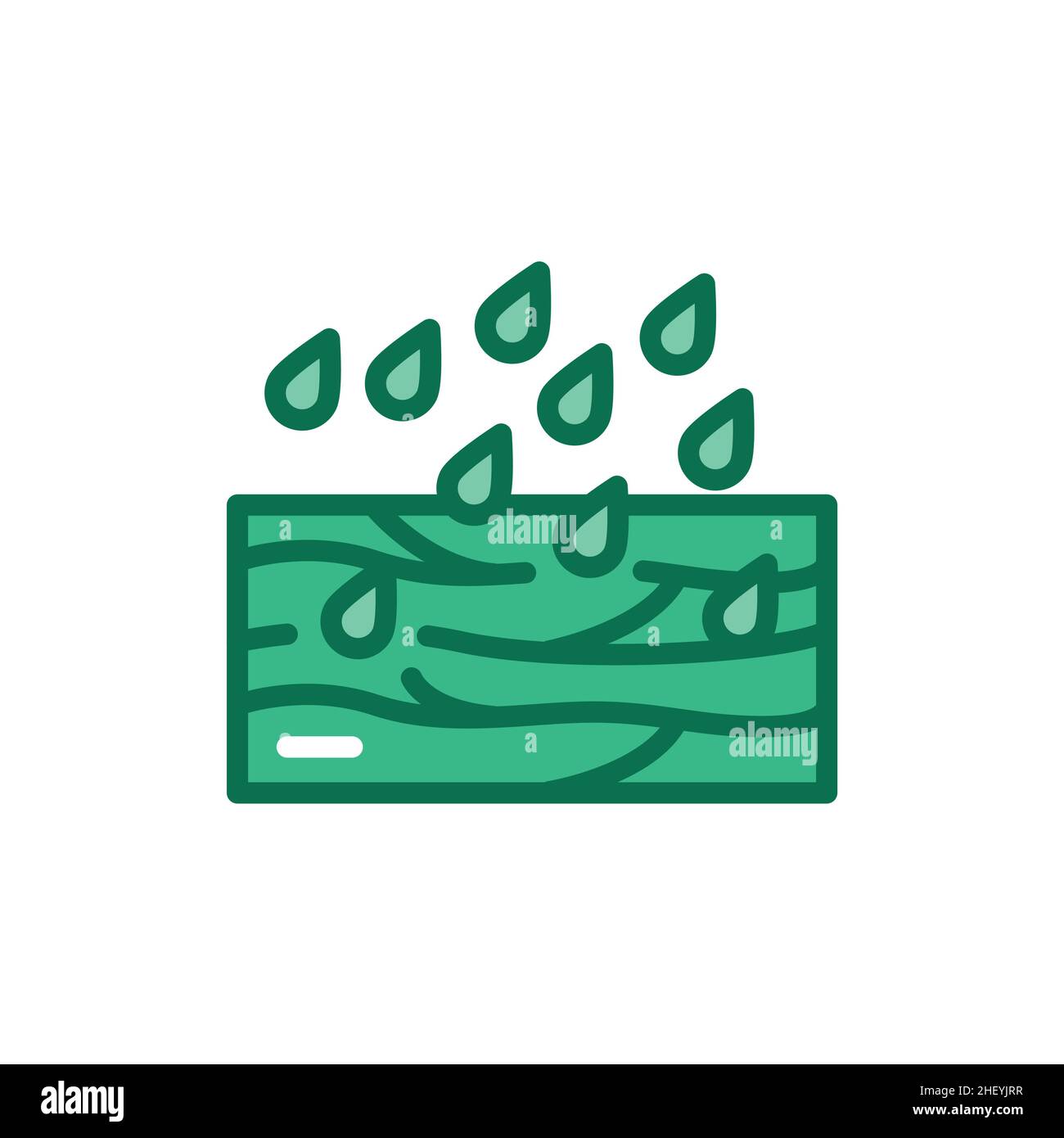 Watering soil with seeds Stock Vector Images - Alamy