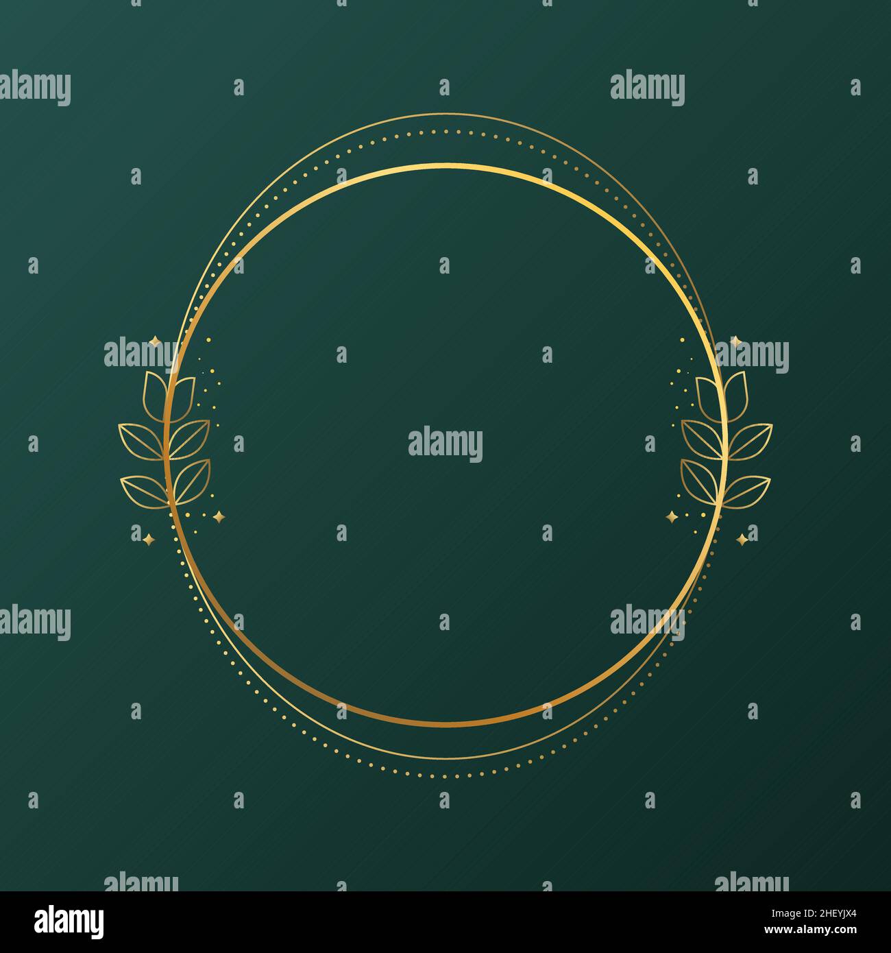 Hand drawn golden frame design Vector illustration Stock Vector Image ...