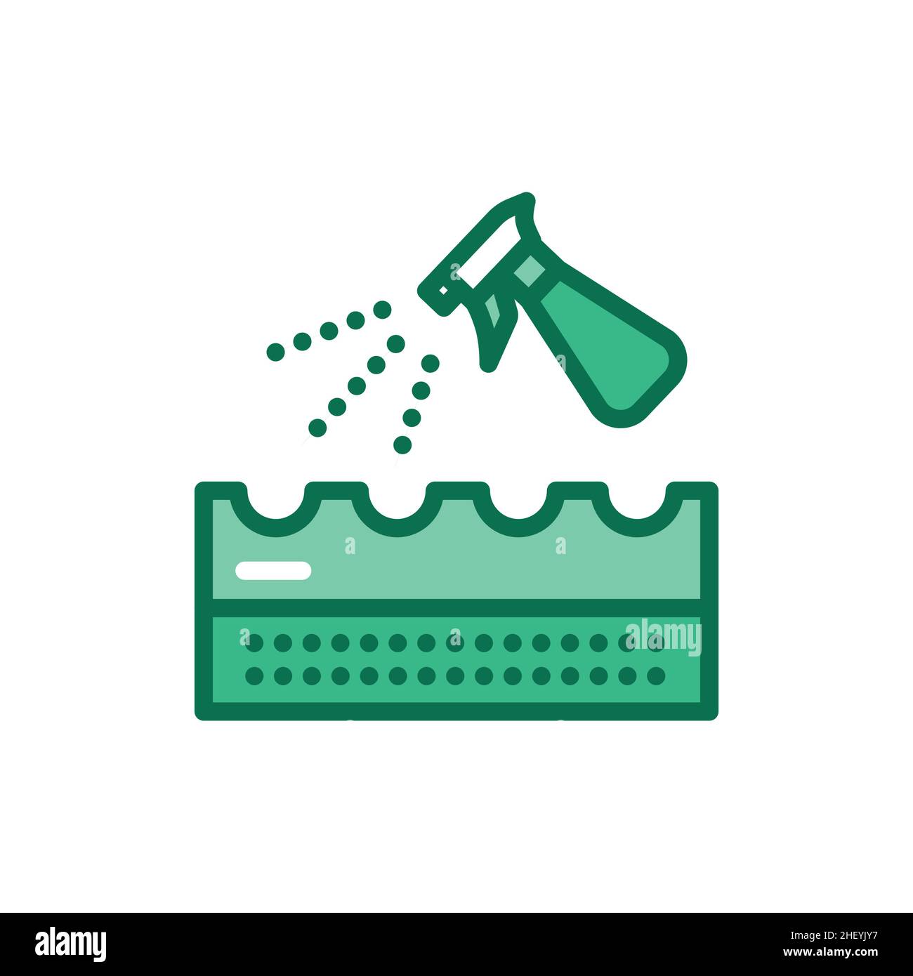 Splashing soil line icon. Isolated vector element Stock Vector Image ...