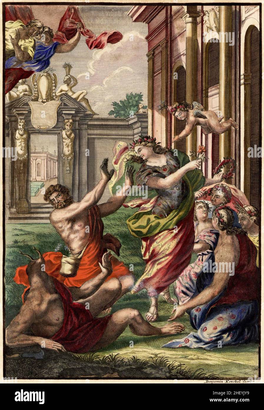 Hesperiden Nymphen im Kampf, Nürnbergische Hesperides von Johann ...