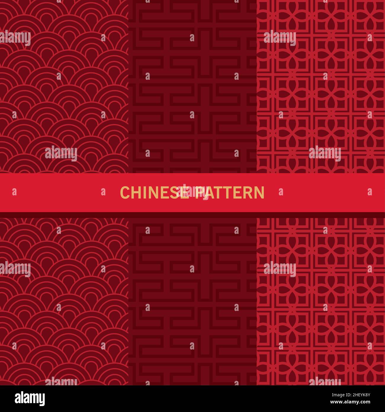 six chinese style backgrounds Stock Vector Image & Art - Alamy