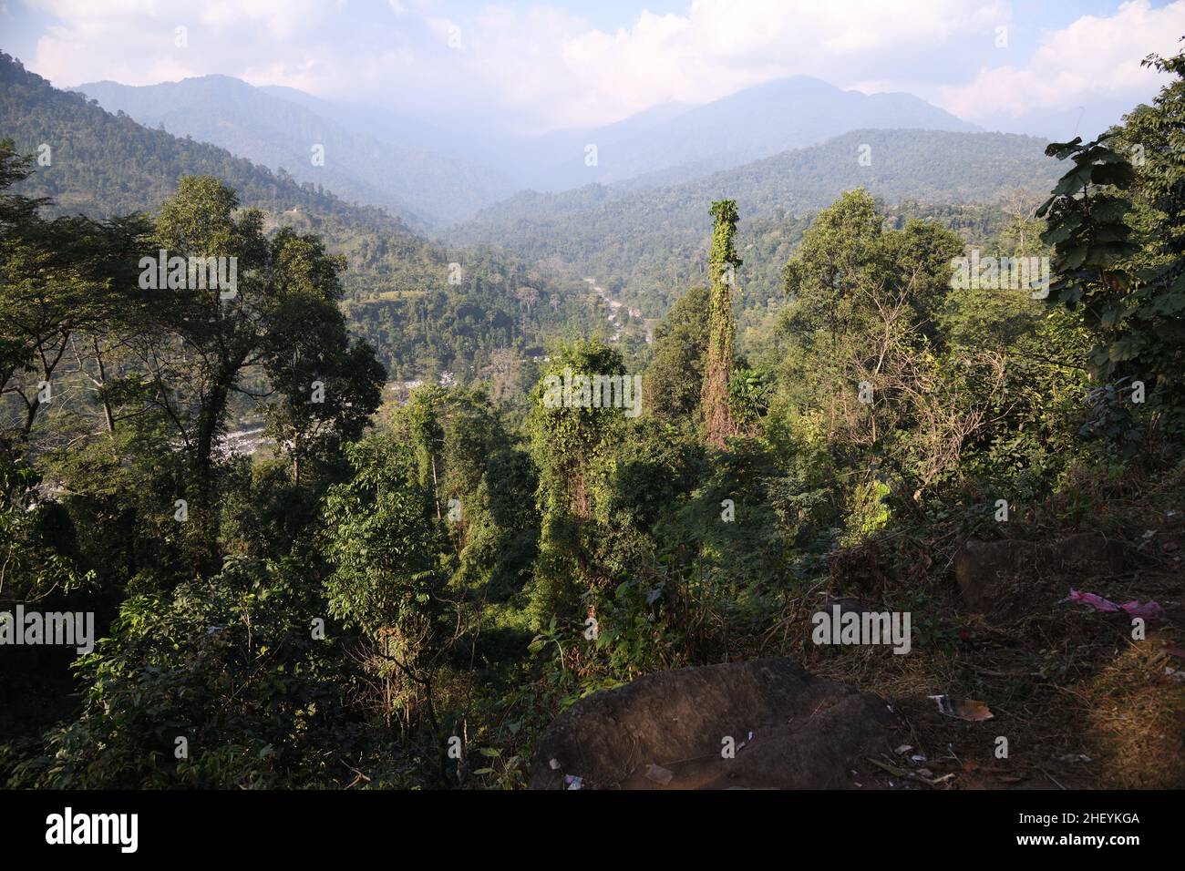 Scenic beauty of Samsing. Kalimpong, West Bengal, India Stock Photo - Alamy