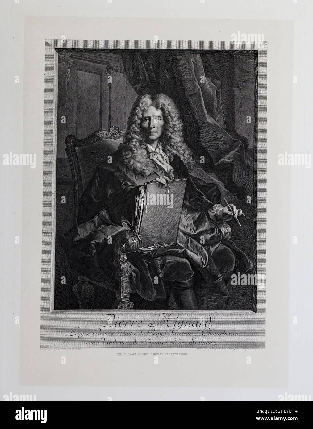 Portrait of Pierre Mignard or Pierre Mignard I (17 November 1612 – 30 ...