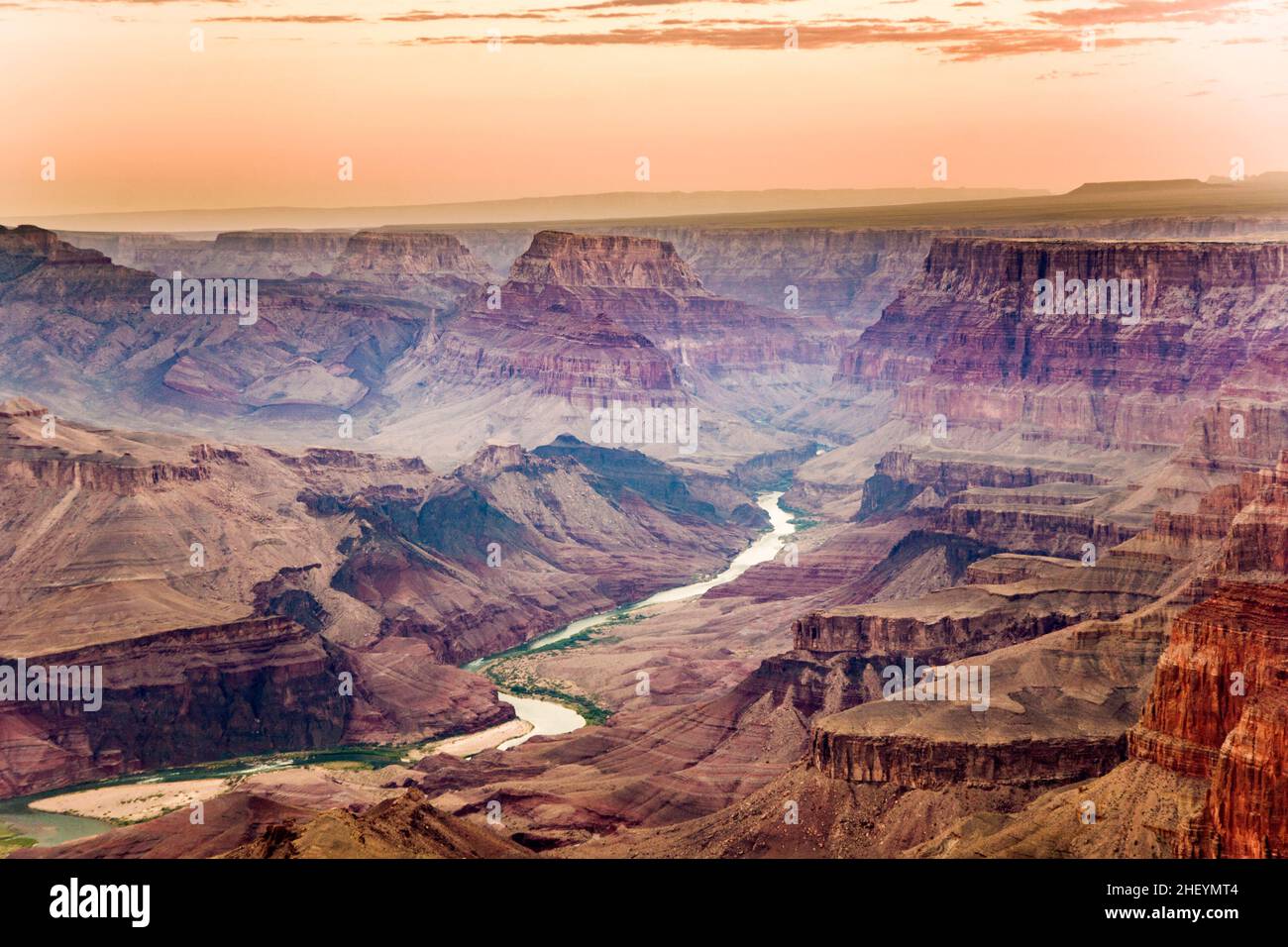 sunrise at Grand Canyon from desert view point Stock Photo - Alamy