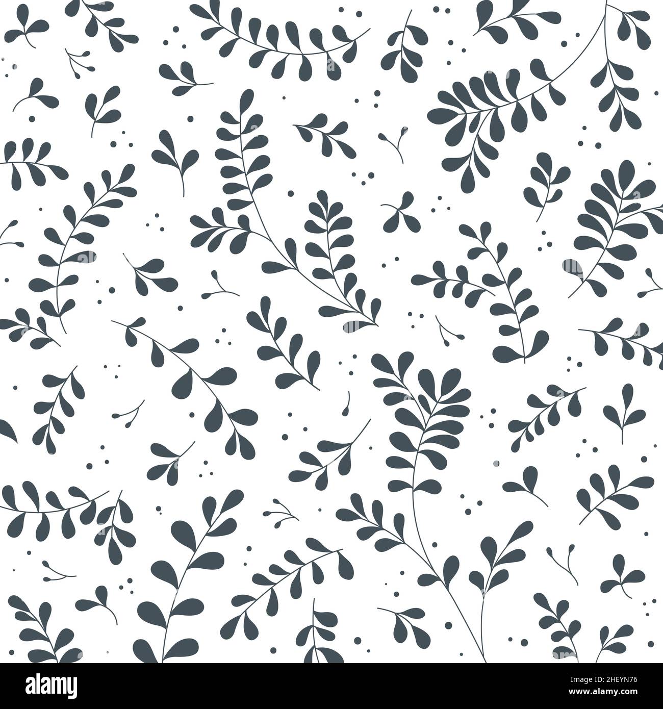 Floral and minimalist pattern Vector illustration Stock Vector Image ...