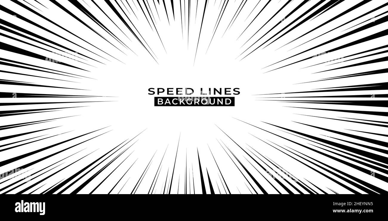 Background of radial lines for comic books. Comic zoom, speed, radial ...