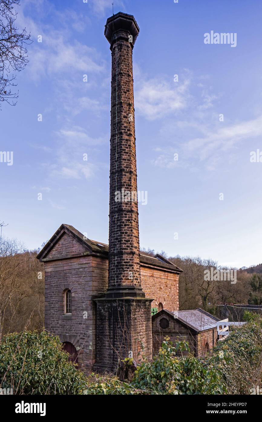 Pumping Station High Peak Junction, Derbyshire, England Stock Photo - Alamy