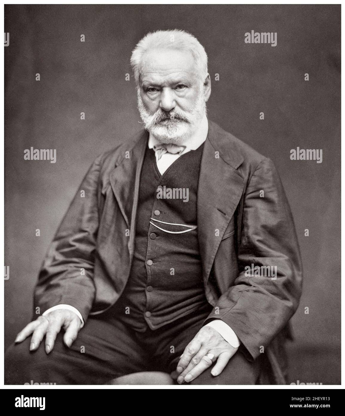 Portrait photograph of victor hugo Cut Out Stock Images & Pictures - Alamy
