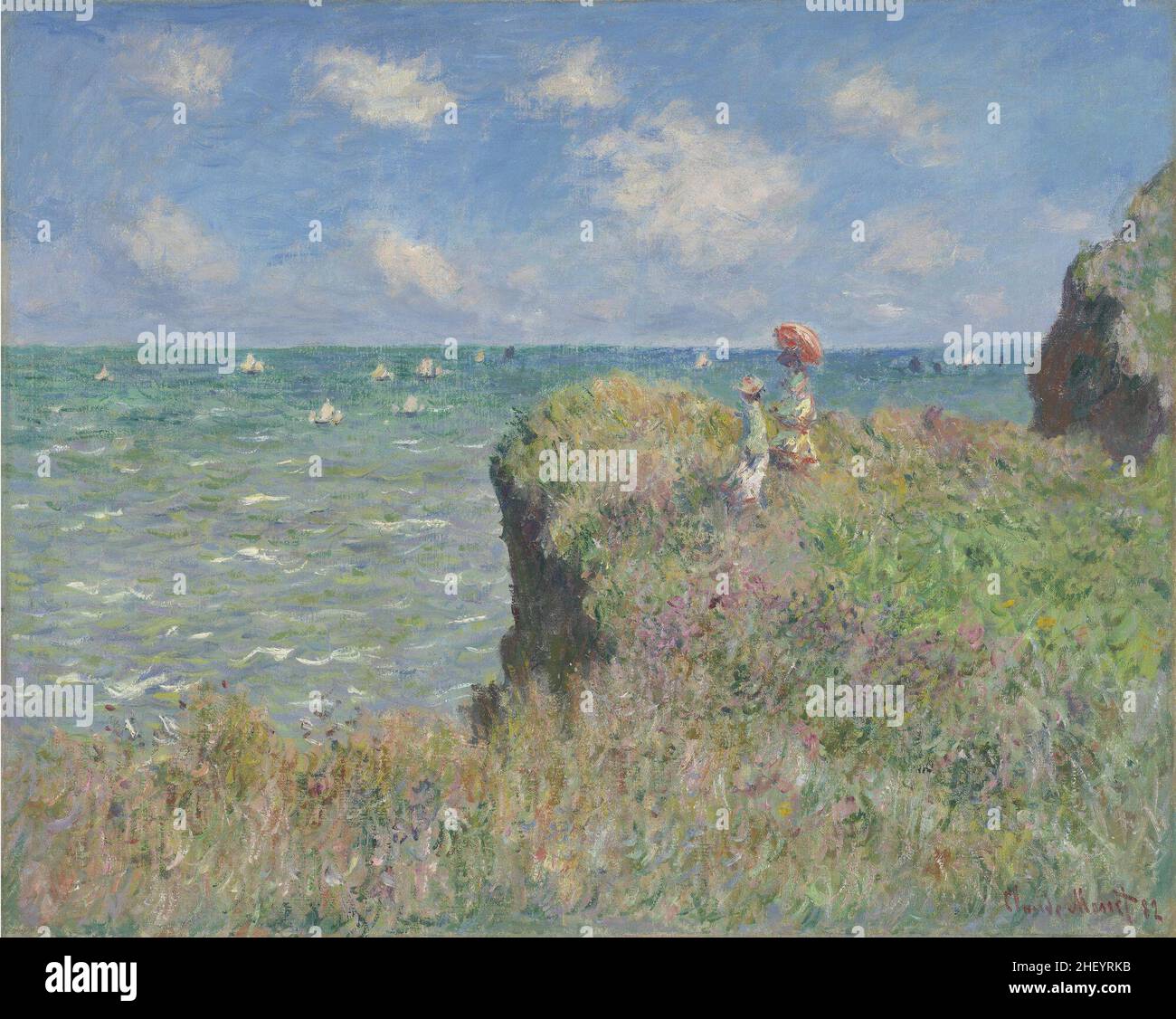 Pourville Monet High Resolution Stock Photography and Images - Alamy