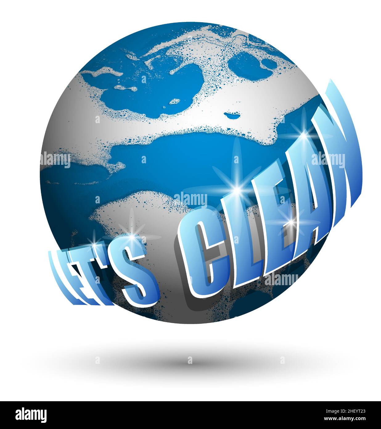 Soap earth Stock Vector Images - Alamy