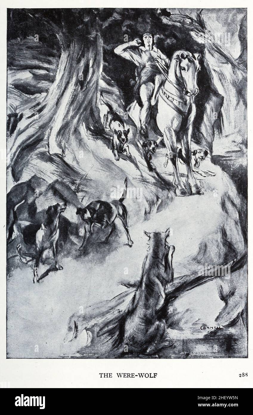 THE WERE-WOLF from The Lay of the Were-Wolf in the book ' Legends and ...