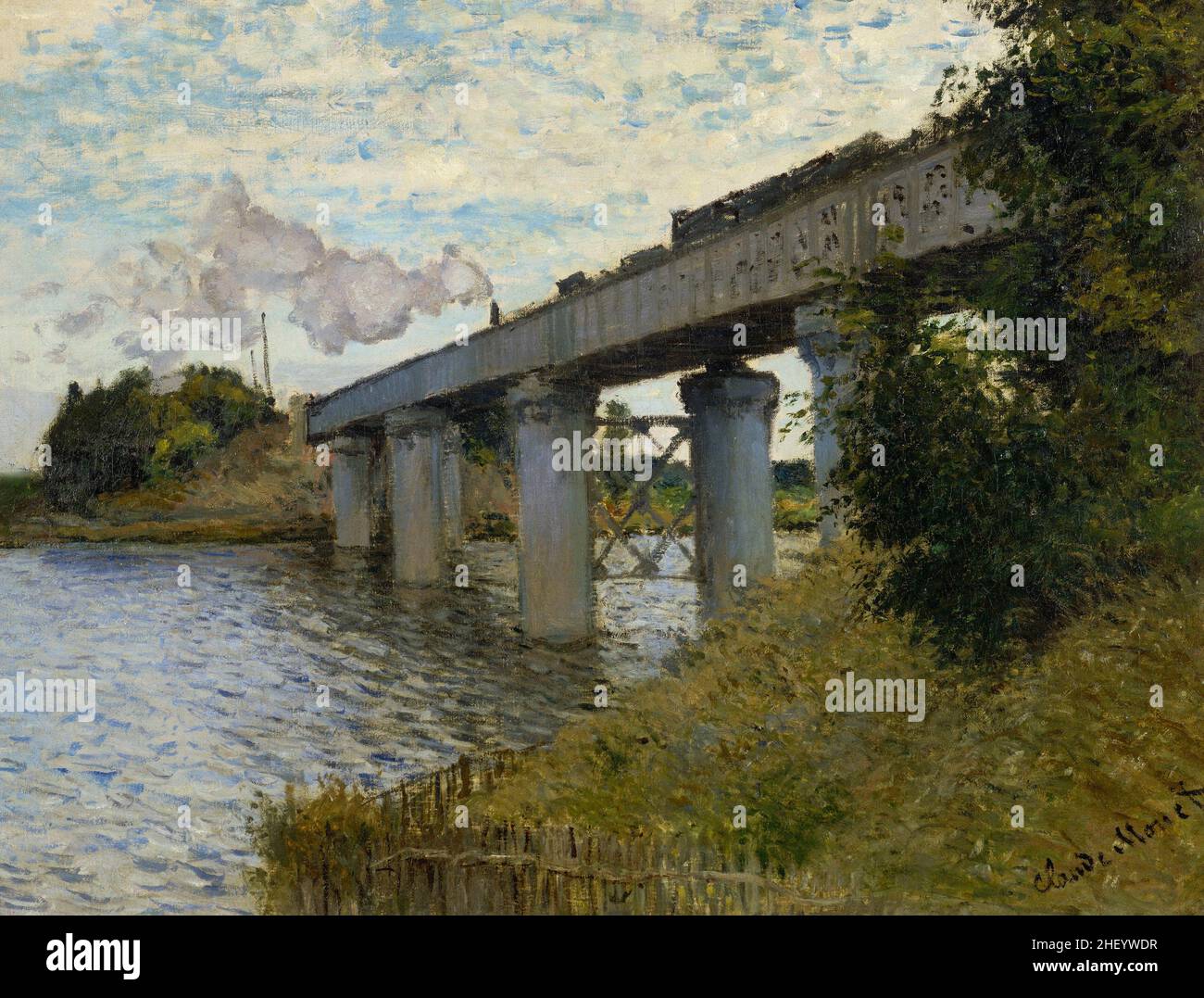 Monet bridge argenteuil hi-res stock photography and images - Alamy