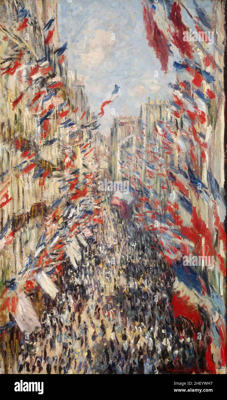 Rue montorgueil claude monet hi-res stock photography and images - Alamy