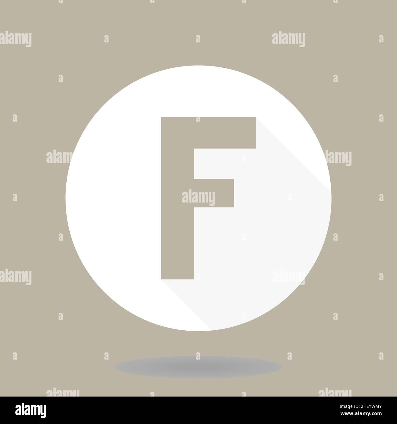 Circle f letter hi-res stock photography and images - Alamy
