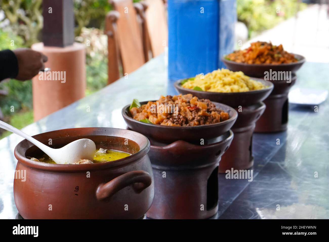 Various kinds of menus are served in buffet manner which is usually at ...