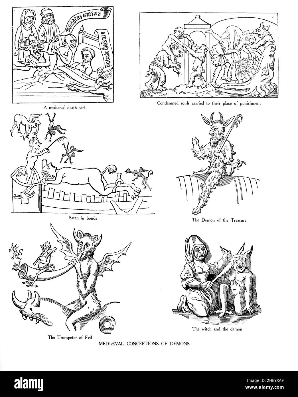 Medieval demons hi-res stock photography and images - Alamy