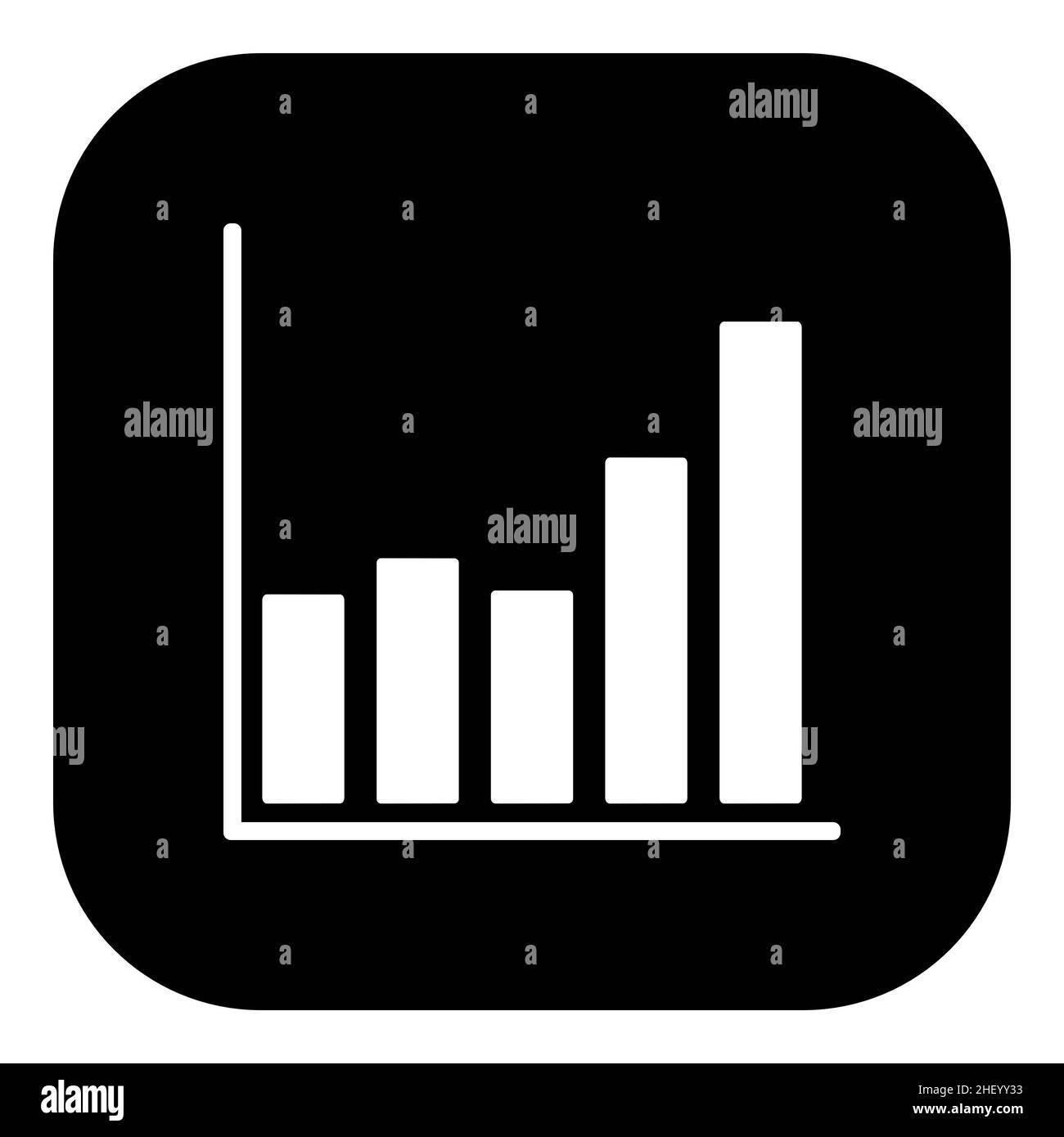 Chart and app icon Stock Photo - Alamy
